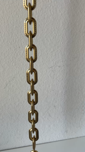 Coach Link Chain Strap Gold Brass Authentic | eBay