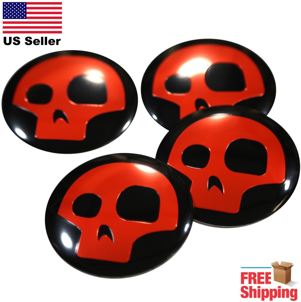 Red Skull Decals