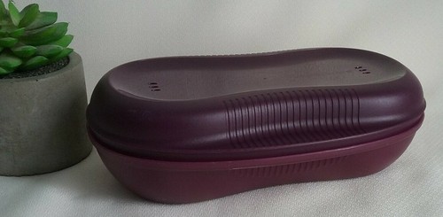 🧀Tupperware Micro Delight Omelette Microwave Egg Cooker Purple As New ...