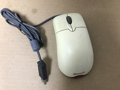 Microsoft Wheel Wired Mouse Optical 1.1A USB PS/2 Compatible 3 Button ...