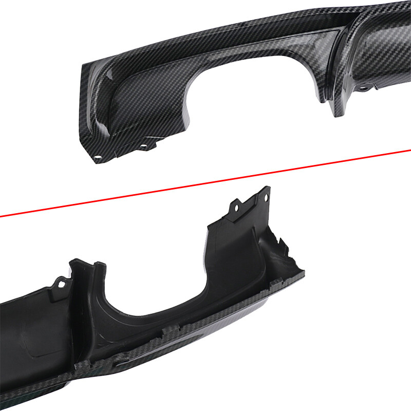 2012-2018 BMW F30 F31 M Sport Rear Bumper Diffuser Quad Exhaust Carbon ...
