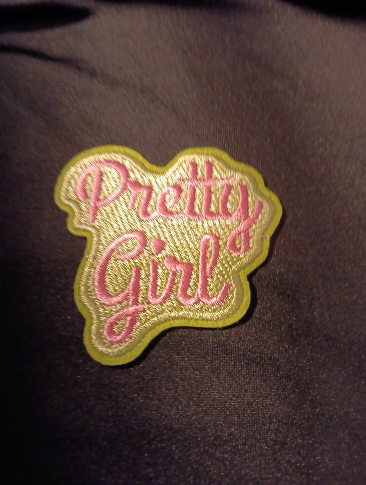 Pretty Girl Iron On Patch | eBay