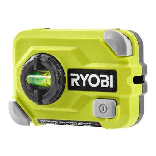 Ryobi 15' Range Compact Red Laser Level Cross Line Self Leveling Hand ...