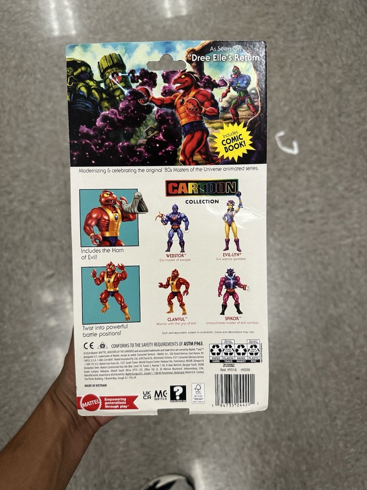 Mattel Masters of the Universe Origins Cartoon Collection Clawful ...