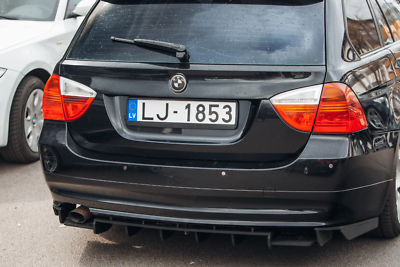 For BMW E91 rear bumper lower wing splitter DTM racing look addon with ...