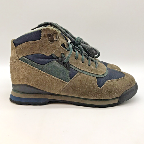 Coleman Denver Grey Green Suede Hiking Boots Womens 7.5M Lace Up High ...