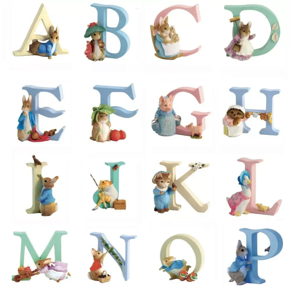 Peter Rabbit Letters Collection - Choose your letter A-Z | eBay UK