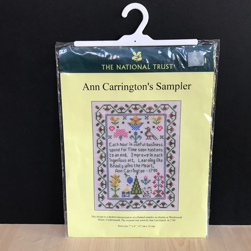 National Trust Cross Stitch Kit - Ann Carrington's Sampler Wordsworth ...