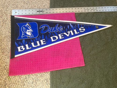 Duke University Blue Devils Felt Pennant BANNER Flag NCAA Basketball ...