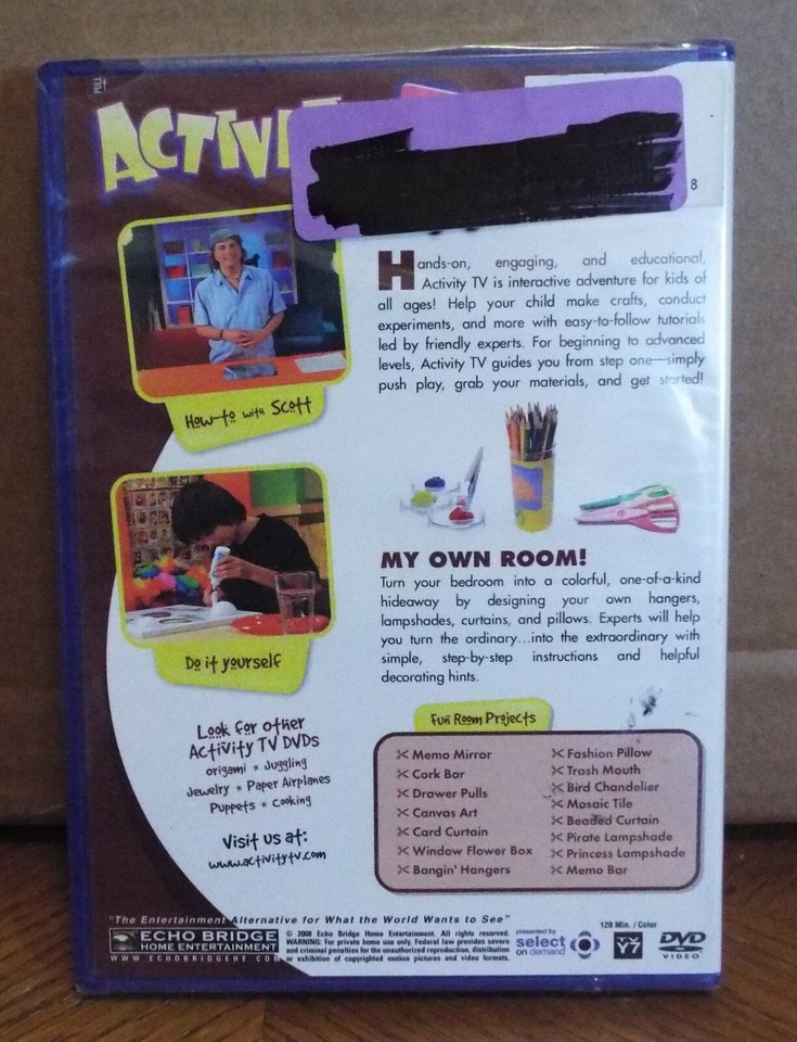Activity TV - Room Projects (DVD) 96009595098| eBay