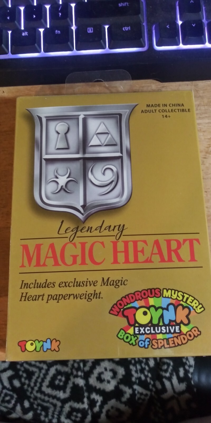 legendary magic heart exclusive magic heart paperweight | eBay