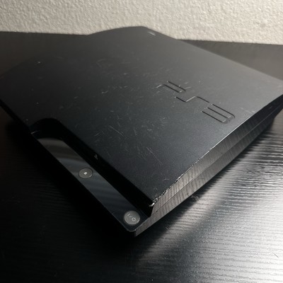 Sony PlayStation 3 160GB PS3 Slim CECH-2501A Black Console Only Tested ...