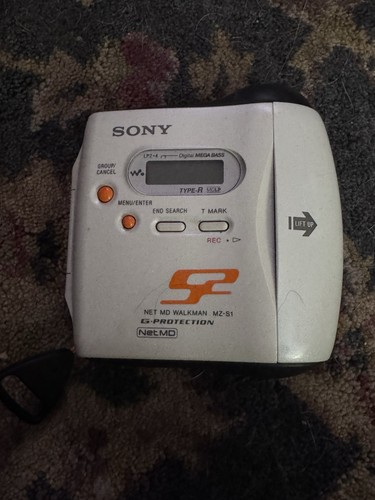 Sony MZ-S1 Net-MD MiniDisc Recorder G-Protection tested | eBay