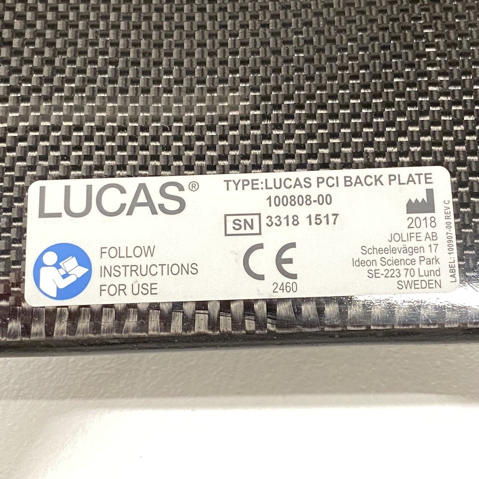 Lucas CPR Lucas PCI Back Plate 100808-00 Mfd:2018 | eBay