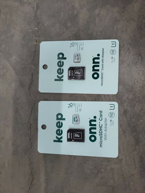 Onn. 16gb MicroSD microSDHC Card With Adapter for sale online | eBay