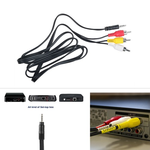 AV A/V TV Cable Cord Lead for JVC Everio GZ-MG132 GZ-MG131 GZ-MG130 U/S ...