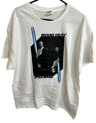 BRAND NEW Miami Heat Star Wars T-Shirt XL - Official NBA Merch - Rare ...