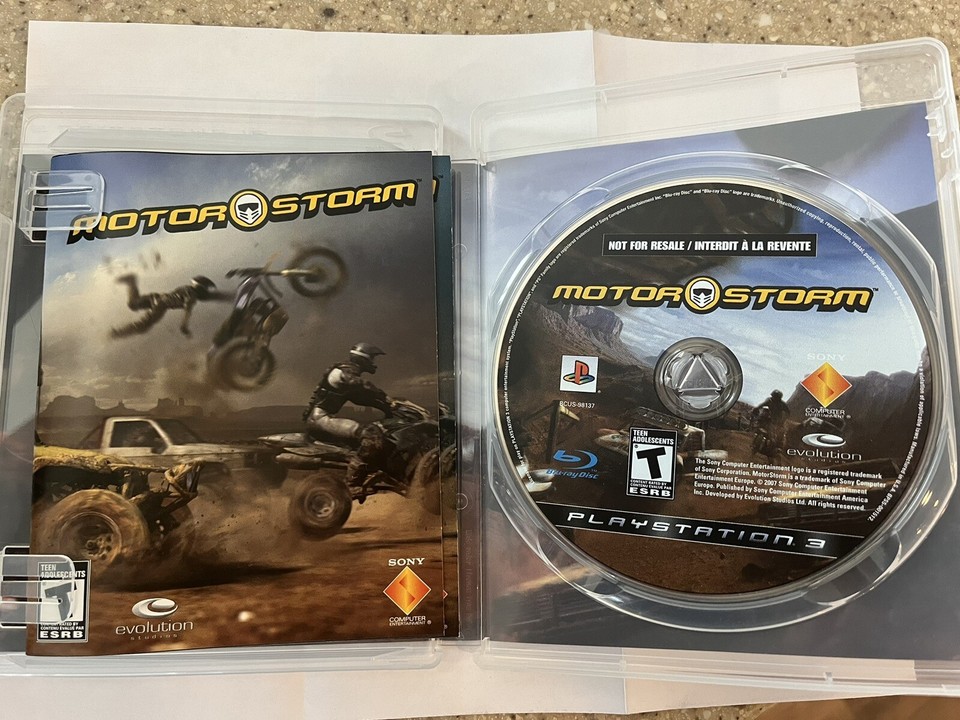MotorStorm (PS3, 2007) - Very Good Condition 711719813729 | eBay