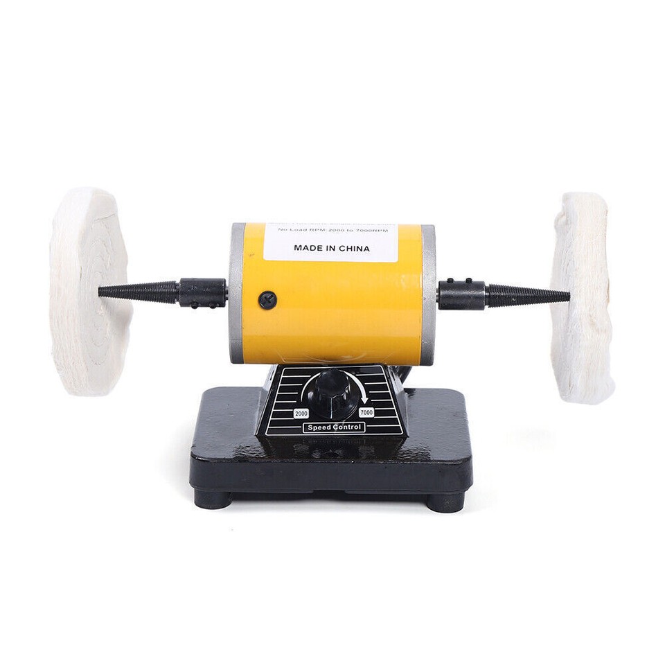 5" Bench Lathe Polishing Machine Buffing Motor Jewelry Polisher ...