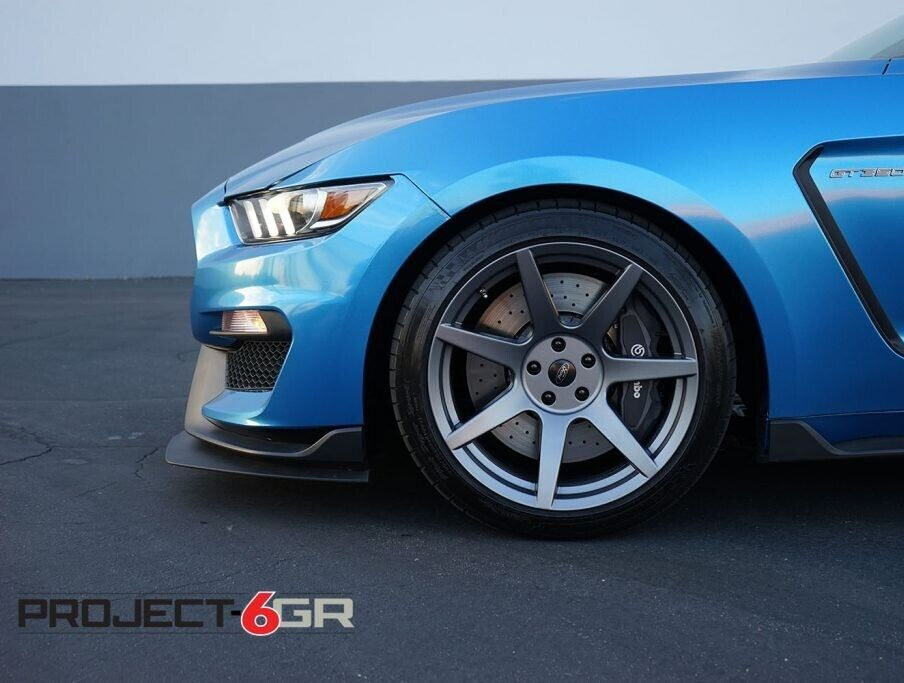 20'' Project 6GR Seven Spoke Wheels Carbon Fiber Hydro Dip Ford Shelby ...