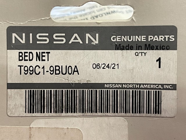 Genuine Nissan Cargo Net Bed Area T99C1-9BU0A for sale online | eBay