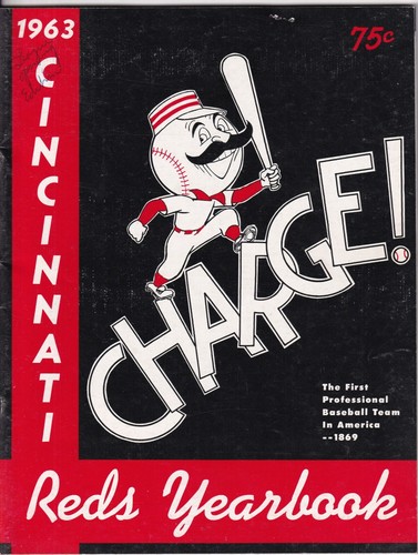 1963 Cincinnati Reds Redlegs Baseball Yearbook Vintage F. Robinson ...