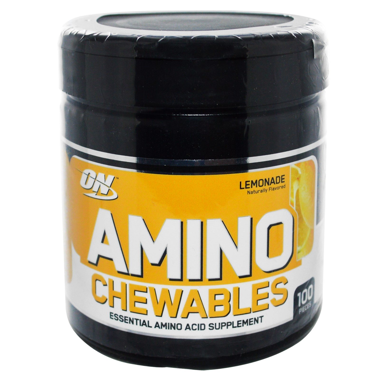 OPTIMUM NUTRITION AMINO CHEWABLES 100 tabs LEMONADE Gold Standard Amino ...