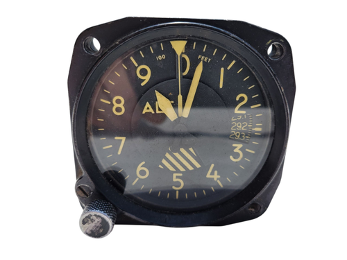 Vtg. Kollsman Instrument Co. Altimeter 100 Ft Altitude Northwest ...