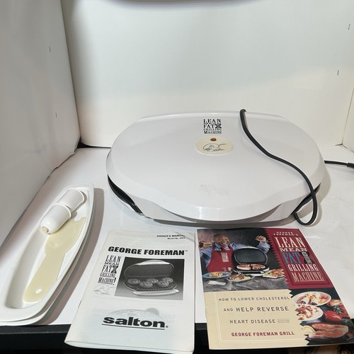 George Foreman Lean Mean Fat Grilling Machine Indoor Grill TESTED Model ...