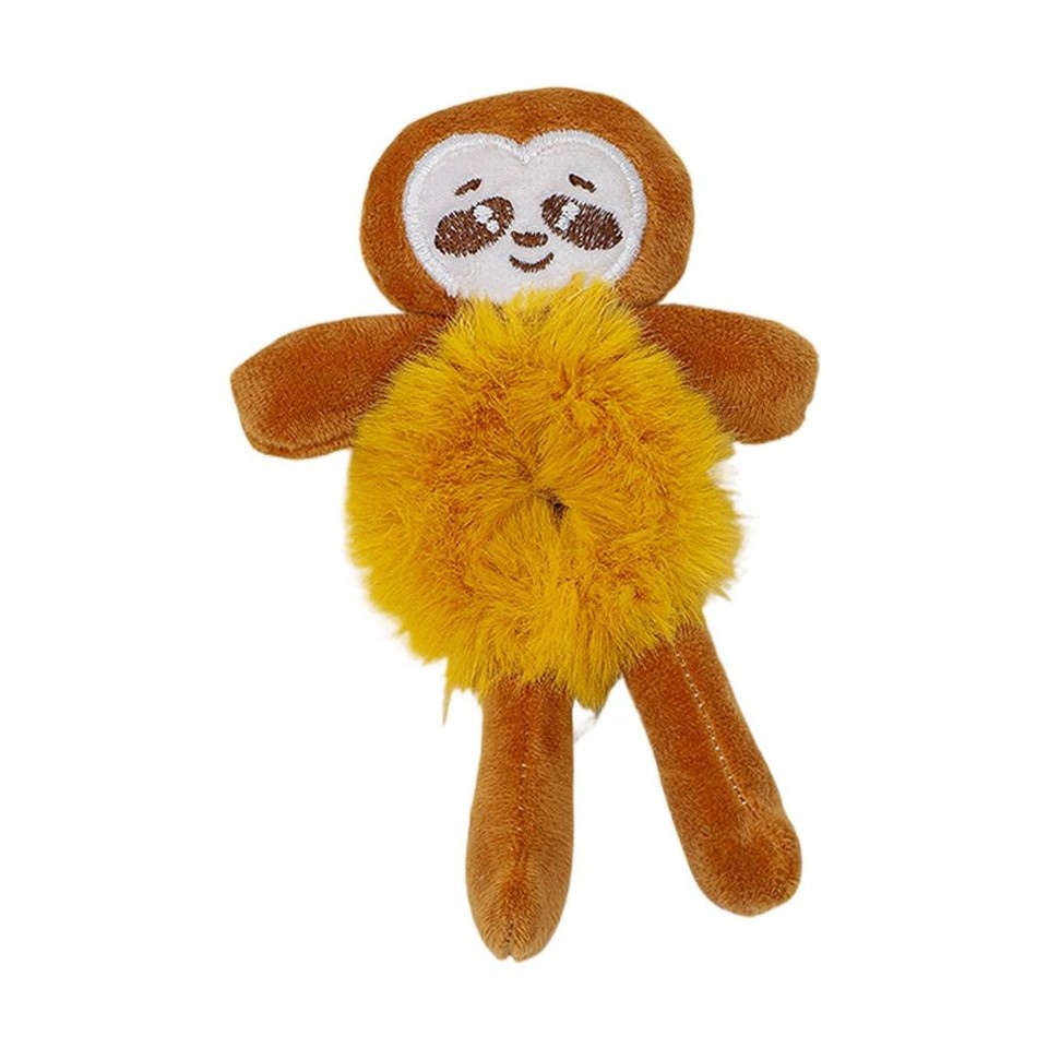 Cute Little Animal Hair Loop Plush Hair Tie Rope Cartoon Large ...