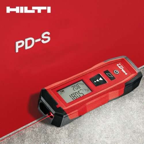 Hilti PD-S Laser Distance Measurer Measuring Tool w/ Case for sale ...