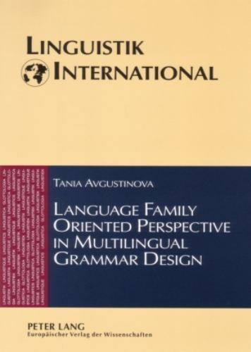 Linguistik International Ser.: Language Family Oriented Perspective in ...