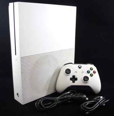Microsoft Xbox One S 2TB HD Disc Edition White Console + White Controller | eBay