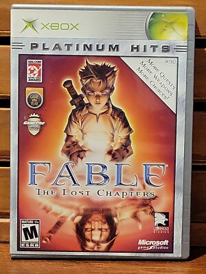 Fable: The Lost Chapters (Xbox, 2004) Platinum Hits No Manual | eBay