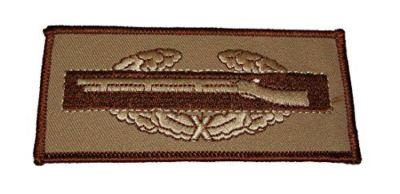 US ARMY COMBAT INFANTRYMAN BADGE CIB PATCH RIFLE OAK LEAF WREATH DESERT ...