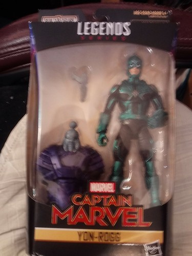 2018 HASBRO~MARVEL LEGENDS~CAPTAIN MARVEL~YON-ROGG~6" ACT FIG~NIB~W/BAF ...