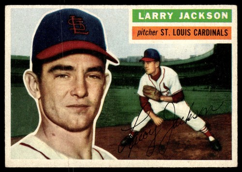 1956 Topps Larry Jackson #119b RC St. Louis Cardinals | eBay