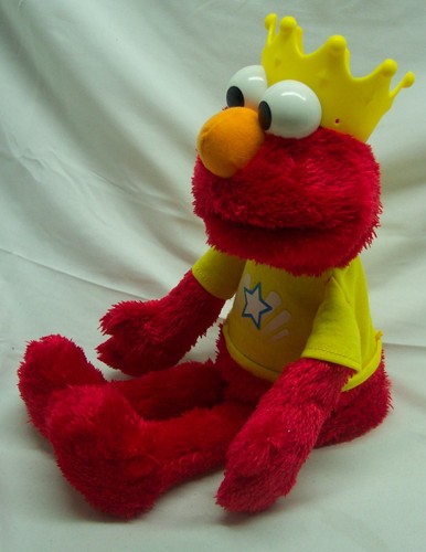 HASBRO Sesame Street INTERACTIVE TALKING PRINCE ELMO 10" Plush STUFFED ...