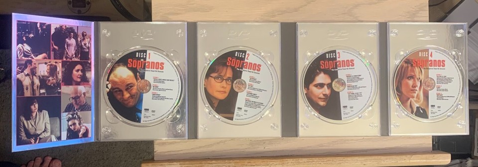 The Sopranos - The Complete Fourth Season - 4 DVD Set - nrmt condition ...