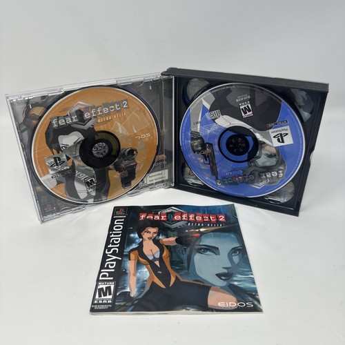Sony PlayStation 1 Fear Effect 2 Retro Helix PS1 Complete Tested Reg ...
