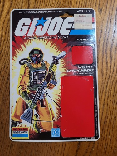 1985 Hasbro GI Joe Uncut Cardback Airtight Triple Win Offer Fantastic ...