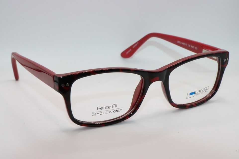 NEW LANTIS OPTICAL L6023 RDD RED TORTOISE AUTHENTIC DESIGNER EYEGLASSES ...