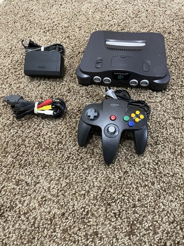 Nintendo 64 Console N64 Bundle OEM System With Controller And Cords ...