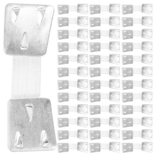 50 Pcs Aluminum Buckle Bandage Accessory Fastener Clips Fasteners | eBay