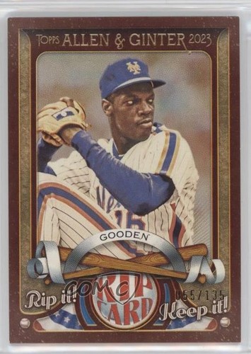 2023 Topps Allen & Ginter Rip Cards /135 Dwight Gooden #RC-DG | eBay