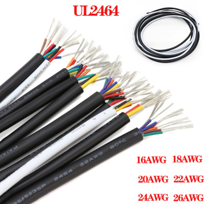 UL2464 Stranded Cable Wire PVC Flexible Multi Cores Conductors Wires ...
