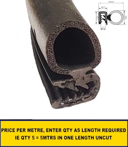 Universal Rubber Door Boot Seal Trim | eBay