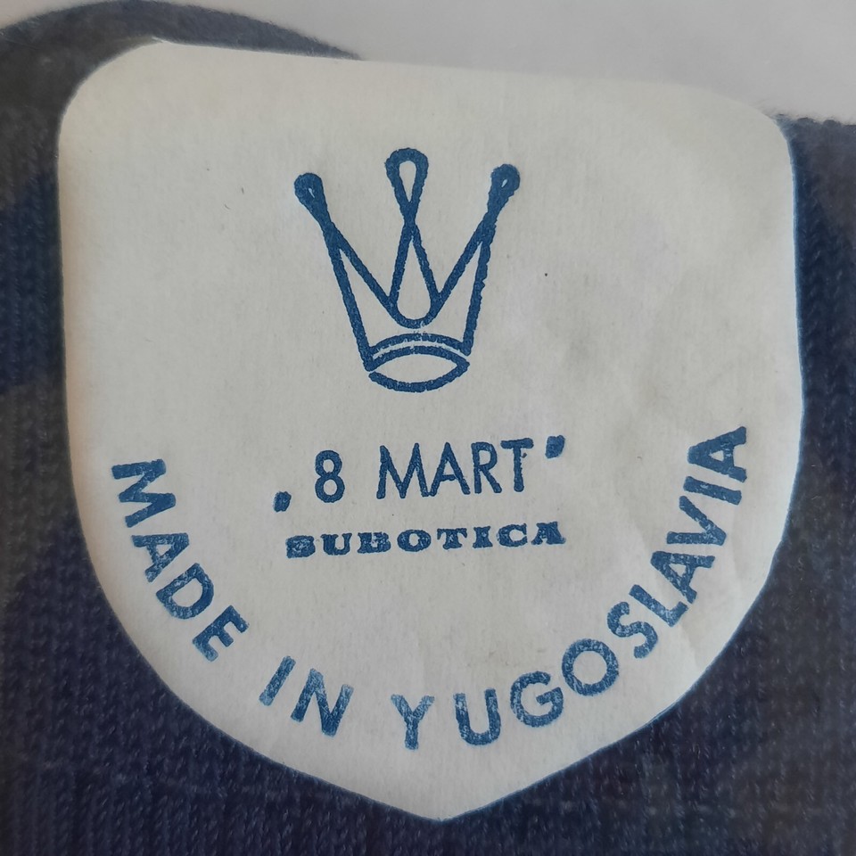 Vintage New Old Stock First Class Blue Men's 2 Pairs of Socks Made in ...