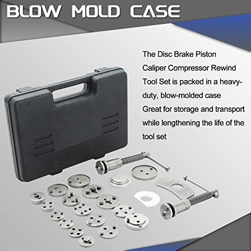 23pcs Heavy Duty Disc Brake Caliper Tool Set And Wind Back Kit For ...