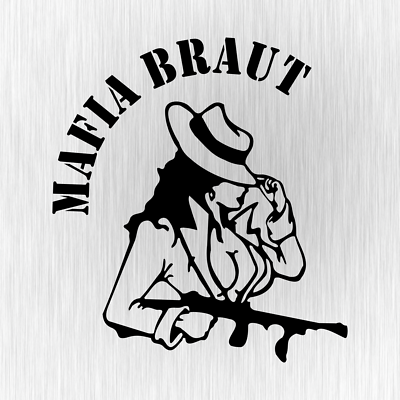 Mafia Bride Italy Italia Italy Fun Black Car Vinyl Decal Sticker | eBay